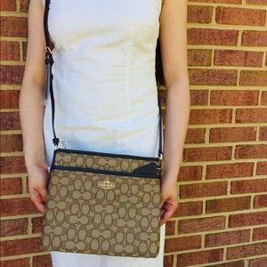 Coach | Bags | Nwt Coach File Crossbody Bag Signature Jacquard | Poshmark